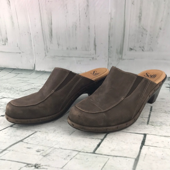 Sofft | Shoes | Sofft Womens Nue Buck Mule Clogs Size 9m | Poshmark
